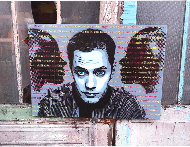 « Mos Art » donne l'une de ses oeuvres au Foyer Résidence de Loos